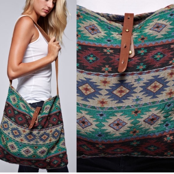 Bags | Goin Native Tribal Crossbody Bag | Poshmark